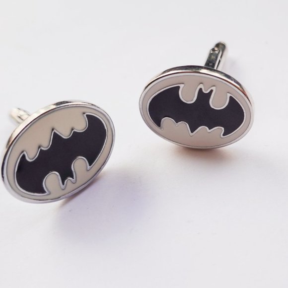 Superheros | Accessories | Batman Logo Oval Cufflinks | Poshmark
